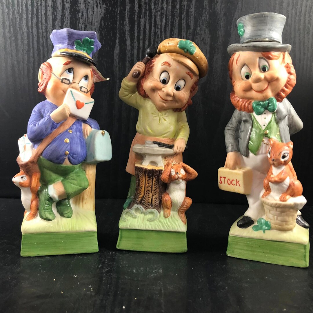 Choice 1977 Hoffman Whiskey Irish Leprechaun Green Decanter Mailman ...