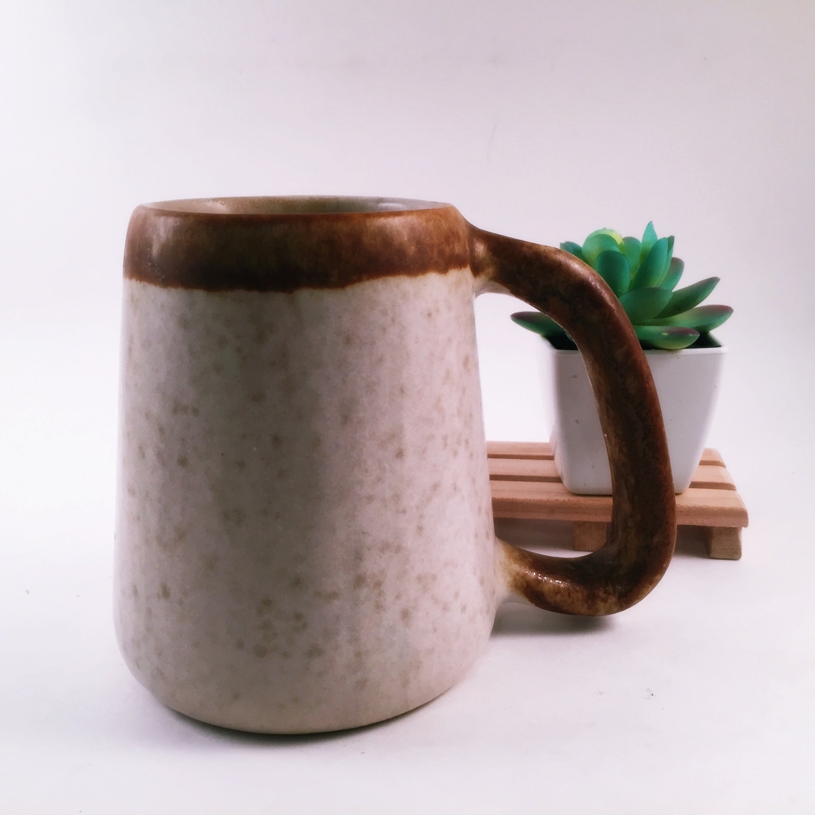 Chatham Potters Pottery Stoneware Mug Collectible Signed Hand Painted ...