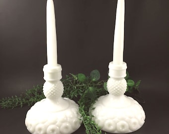 Diamond Point Milk Glass - Etsy