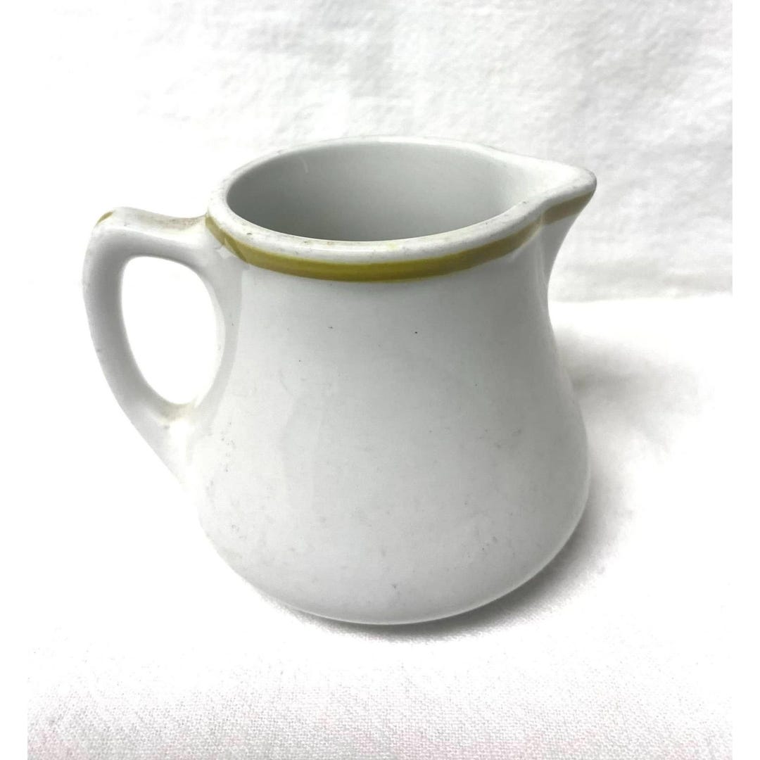 Vintage England Duraline Grindley Hotelware Co. Cream Pitcher White ...