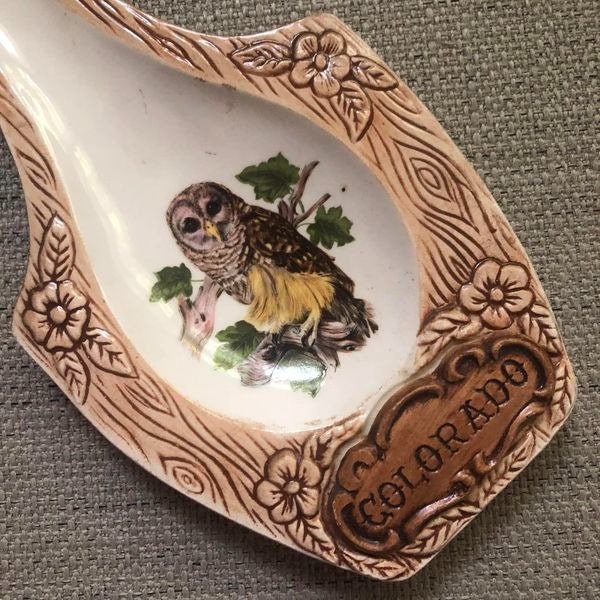 Owl Spoon Rest - Etsy