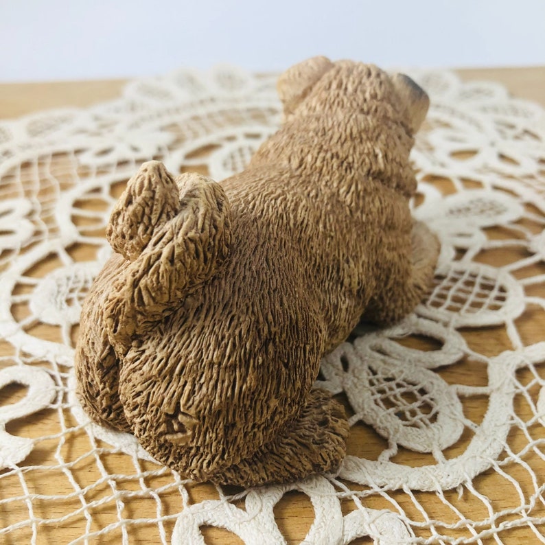 Vintage 1984 PUG Dog Figurine UDC Classic Critters With Glass - Etsy