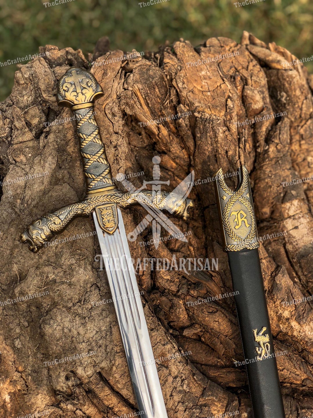 Sword of King – Handmade Medieval Longsword, Stainless Steel ...