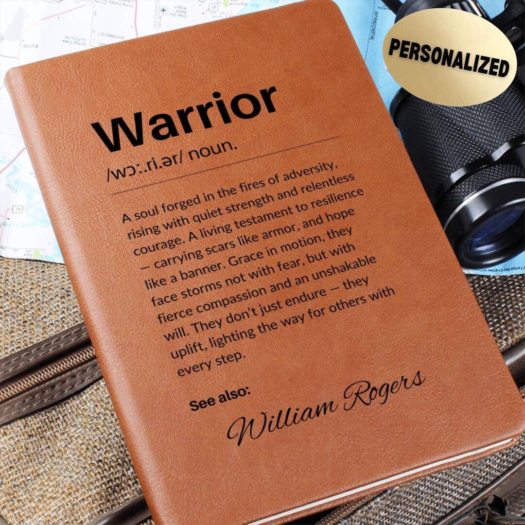 Personalized Warrior Journal, Custom Warrior Definition Journal, Cancer ...