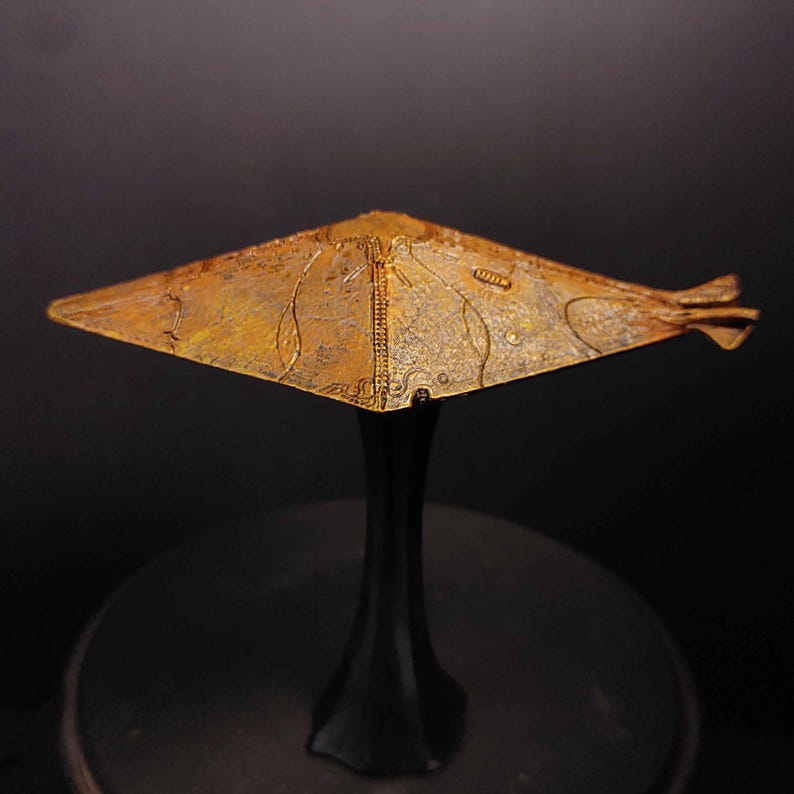 3D Model UFO Based on Calvine UAP Interpreted Ship Design Painted - Etsy