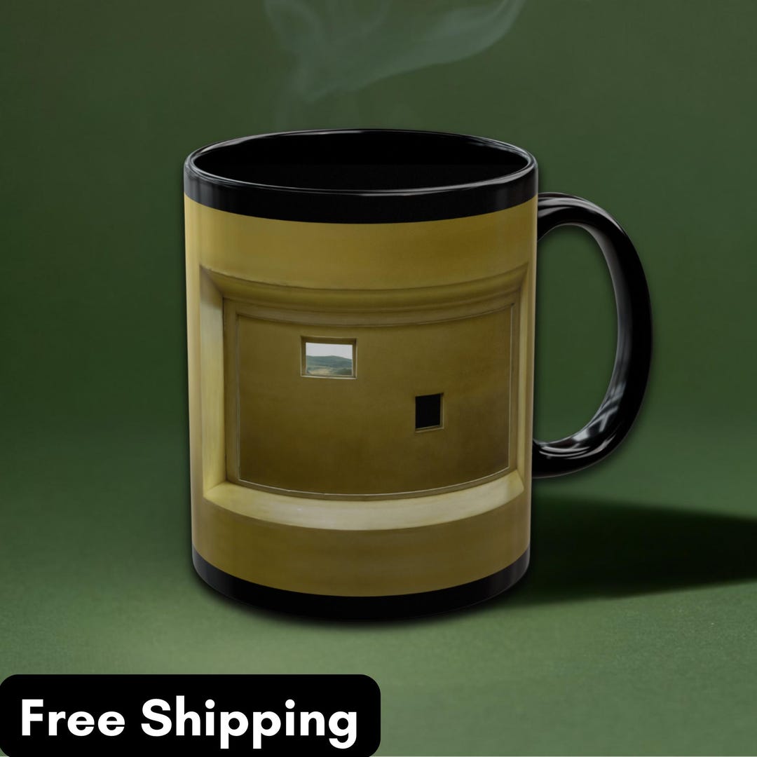 Backrooms Window Mug Liminal Space Art Aesthetic Ceramic Mug the Back ...