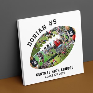 Editable AFL Senior Night Poster – Aussie Rules Football Photo Collage ...