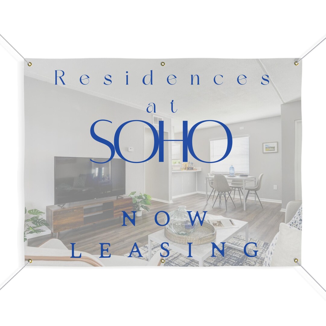 Matte Banner, Property Management Marketing Banner, Real Estate Office ...