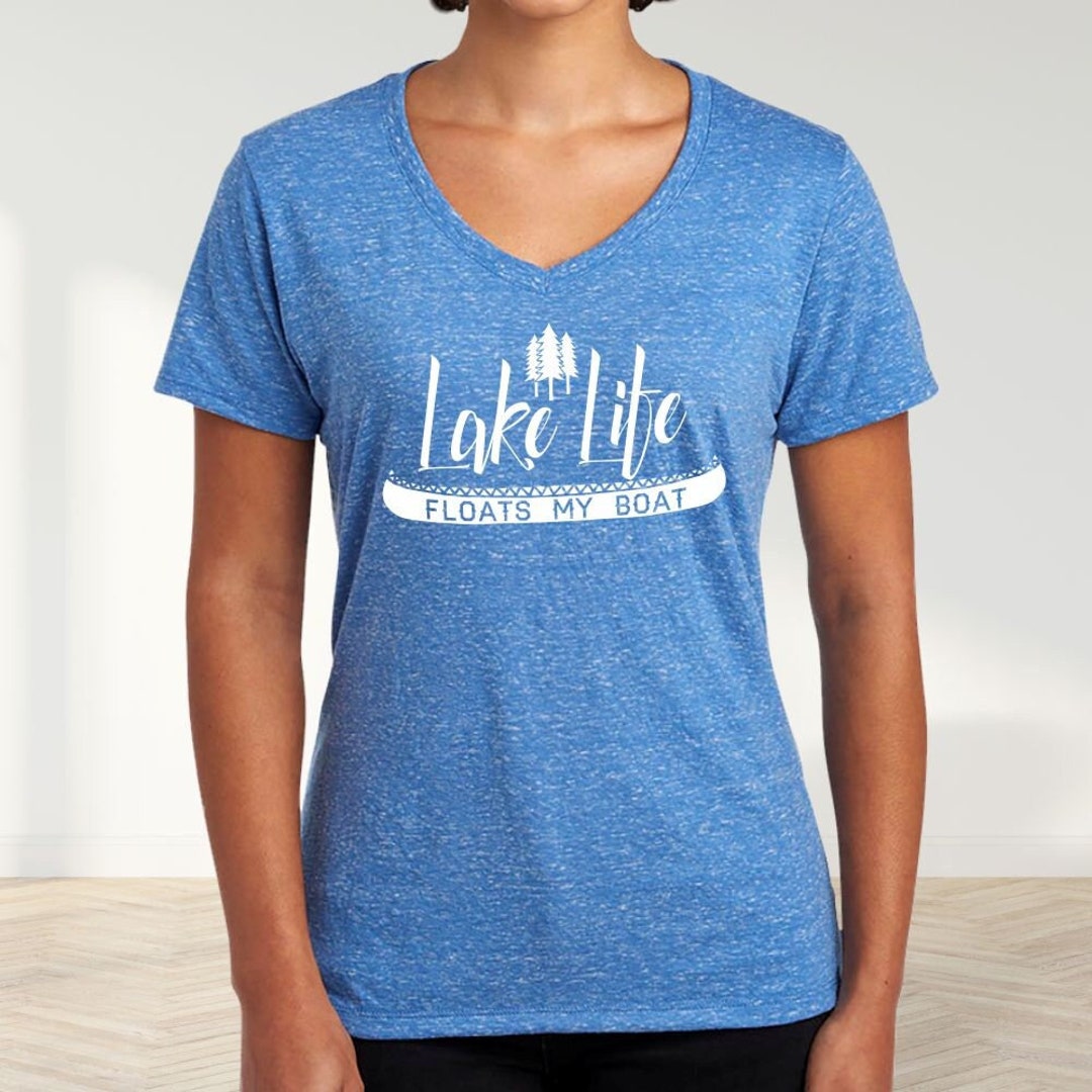 Lake Life Floats My Boat Lake Shirts Lake Life Vacation Etsy