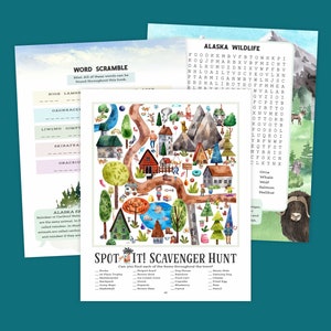 Alaskan Adventure: Alaska Activity Book & Travel Journal, Ages 9-12 ...