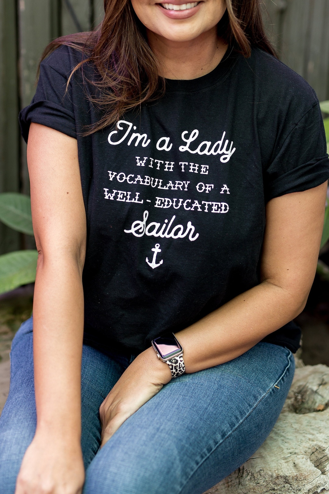 I'm a Lady With Vocabulary of a Well-educated Sailor - Etsy
