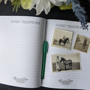 Our Family History & Heirlooms Journal Genealogy Book, Antiques ...