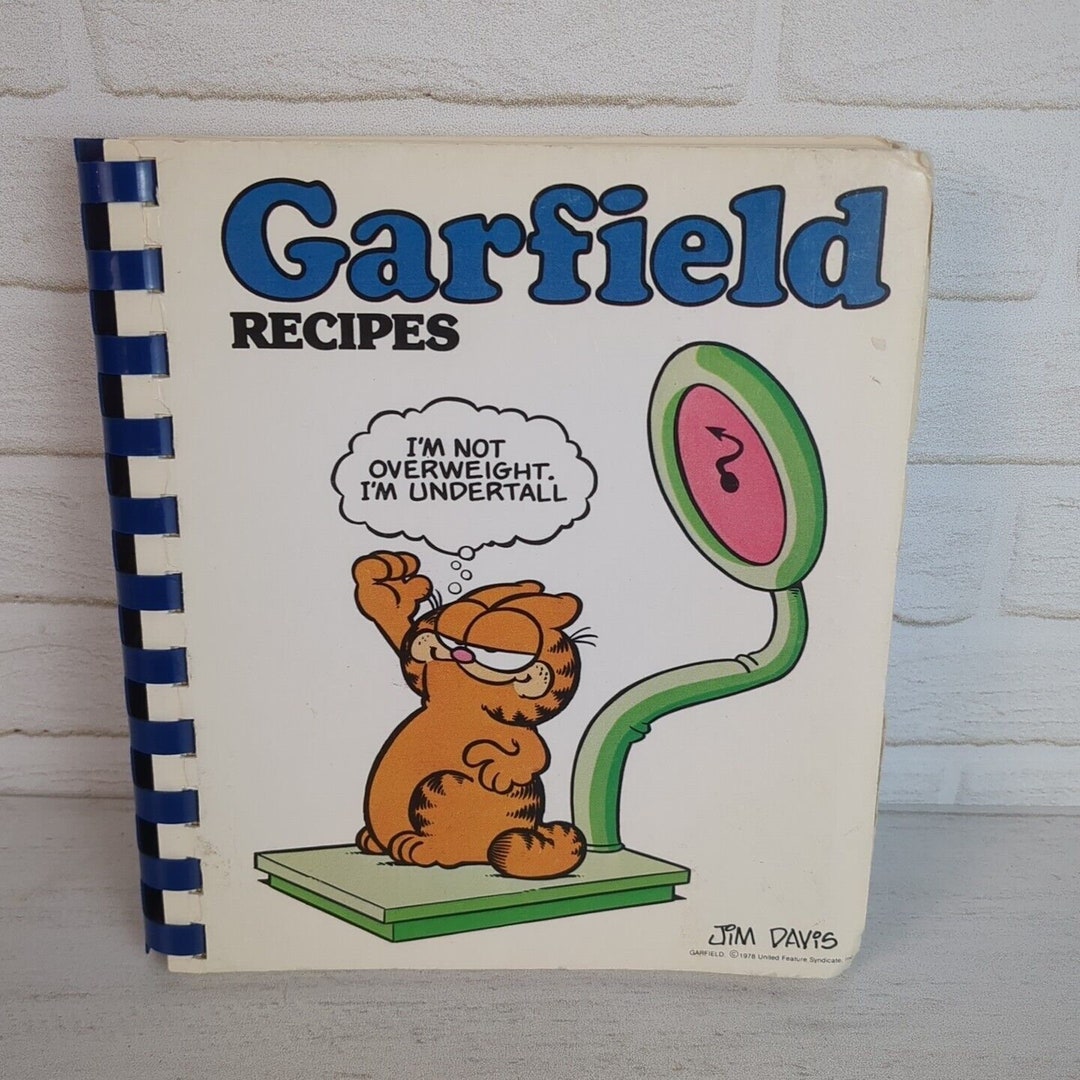 Garfield Recipe Note Card Book Vintage 1978, Jim Davis, Recipes ...