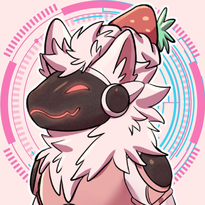 Furry Art PFP Couple, Anthropomorphic PFP, Fursuit Couple Portrait ...