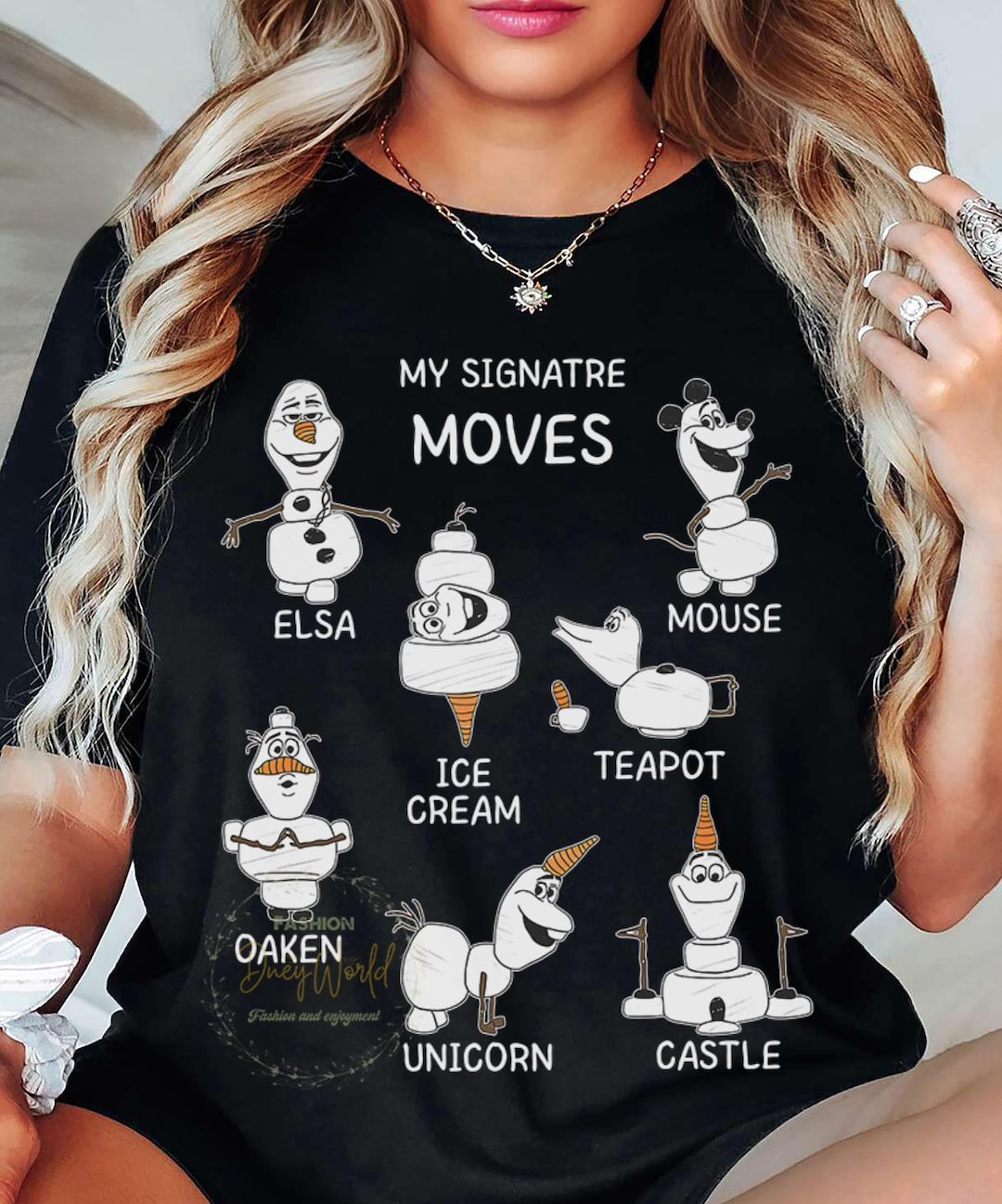 Disney Cute Olaf My Signature Moves T-shirt, Disney Frozen Shirts ...
