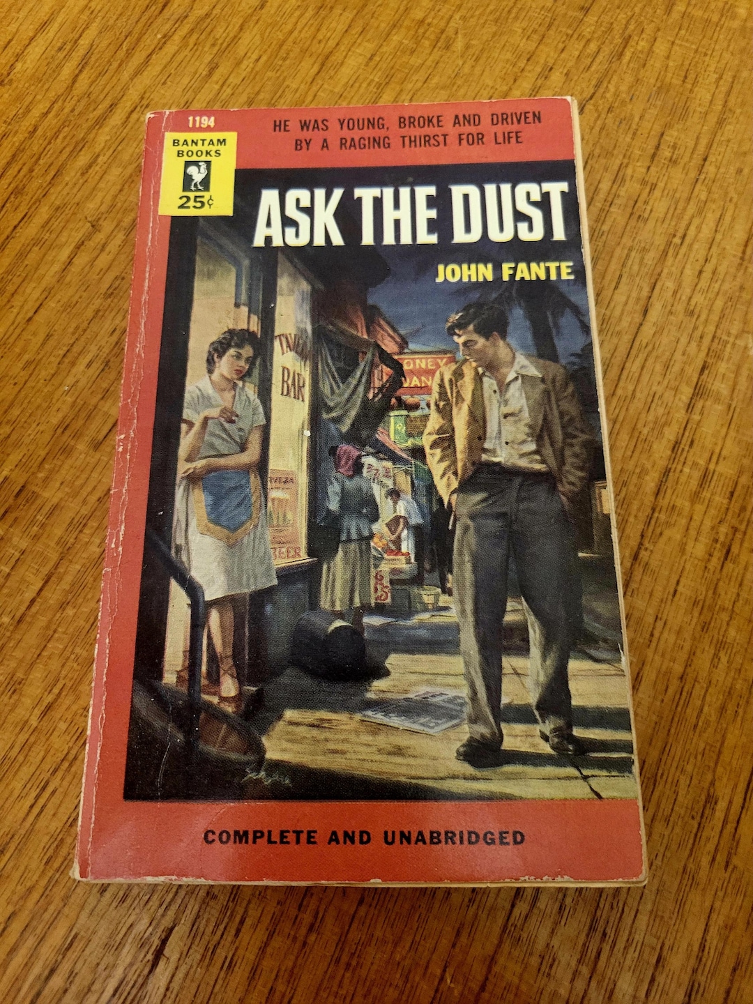 Ask the Dust by John Fante, Rare First Paperback Edition 1954 - Etsy
