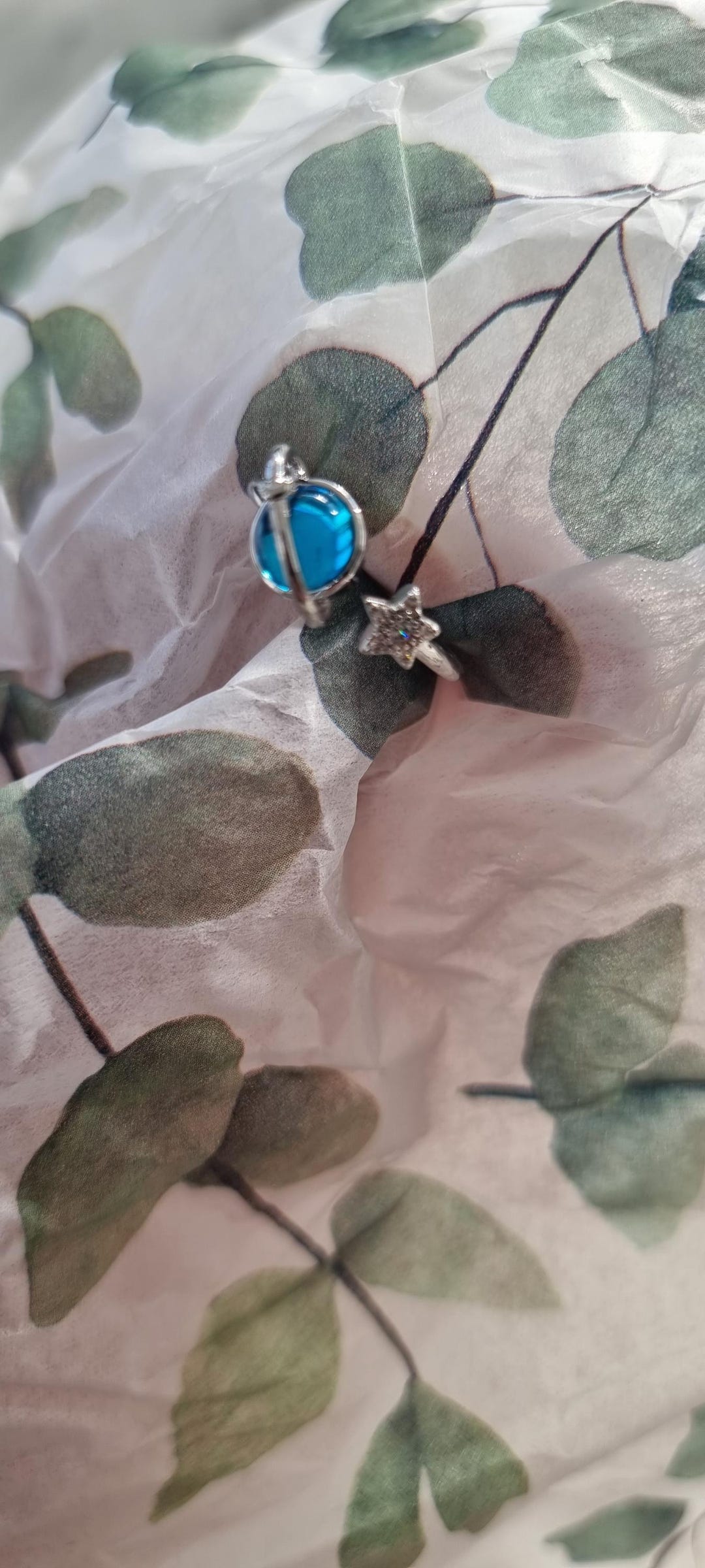 Turquoise Universe Ring With Star - Celestial Jewelry - Etsy