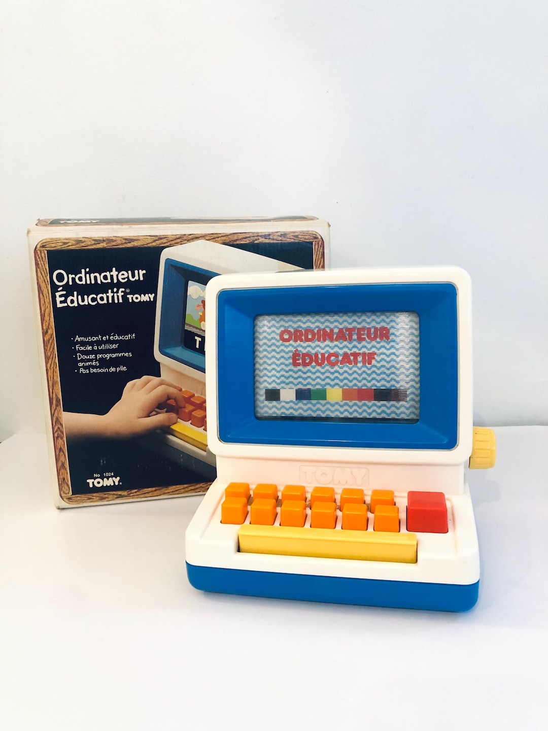 RARE Vintage 1980s TOMY Tutor Play Computer | Collectible Retro Typing ...