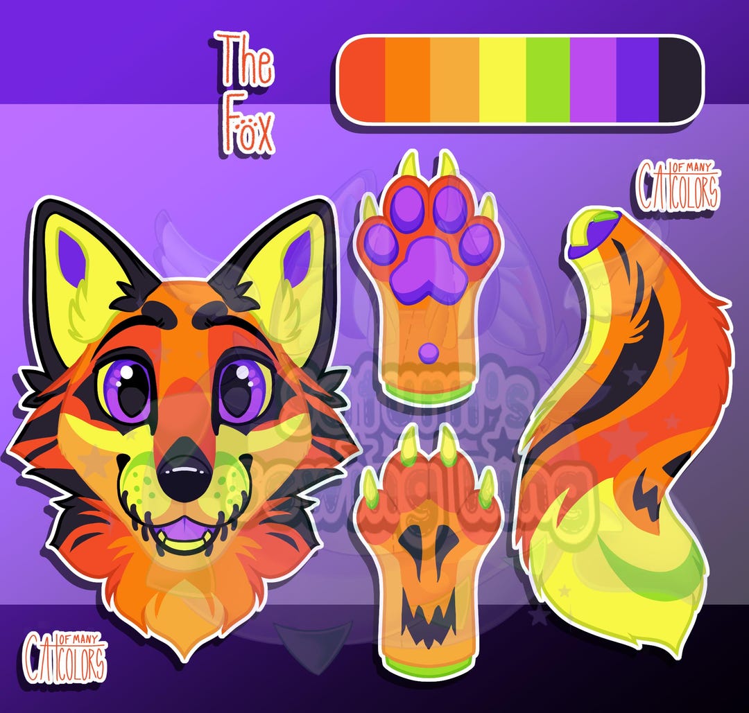 Pumpkin Fox Fursuit Partial Adopt - Etsy