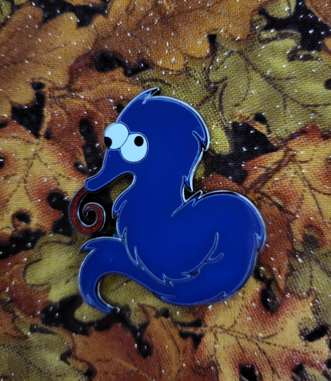 Worm Glow Enamel Pin - Etsy
