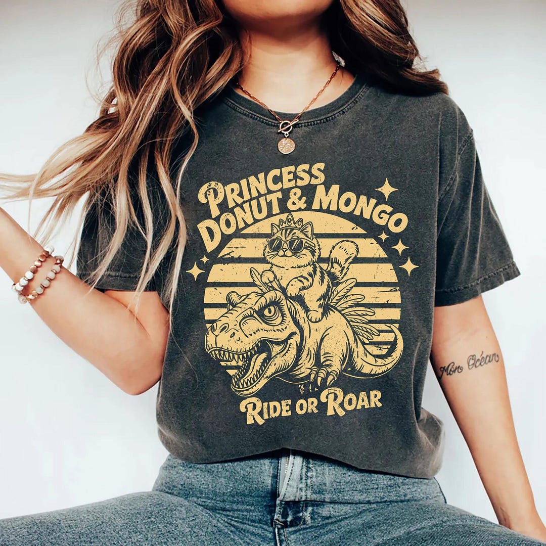Princess Donut & Mongo Shirt, Dungeon Crawler Carl Shirt, Geek Fashion ...