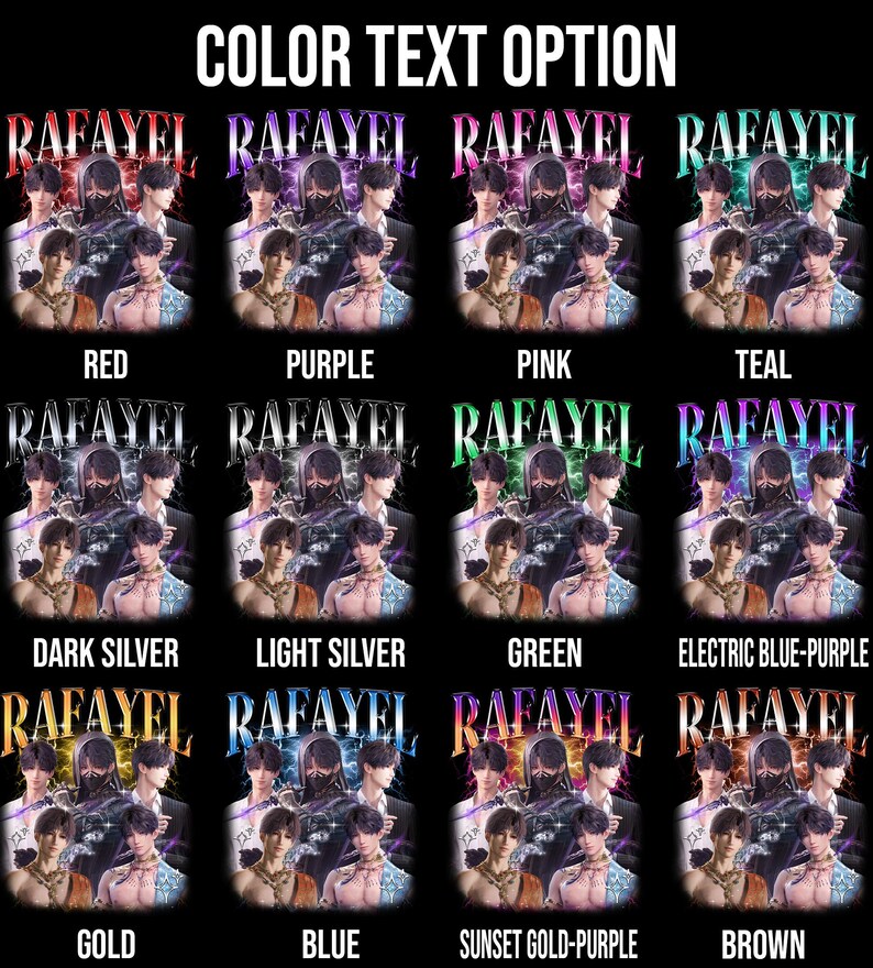 Rafayel Love and Deepspace T-shirt: Anime Fan Apparel - Etsy