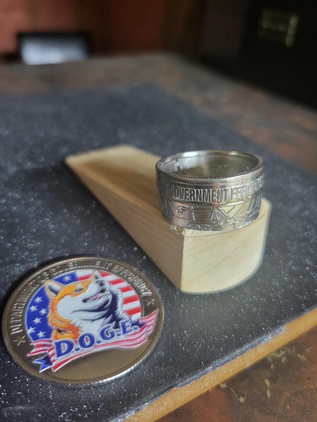 DOGE Challenge Coin Ring - Etsy