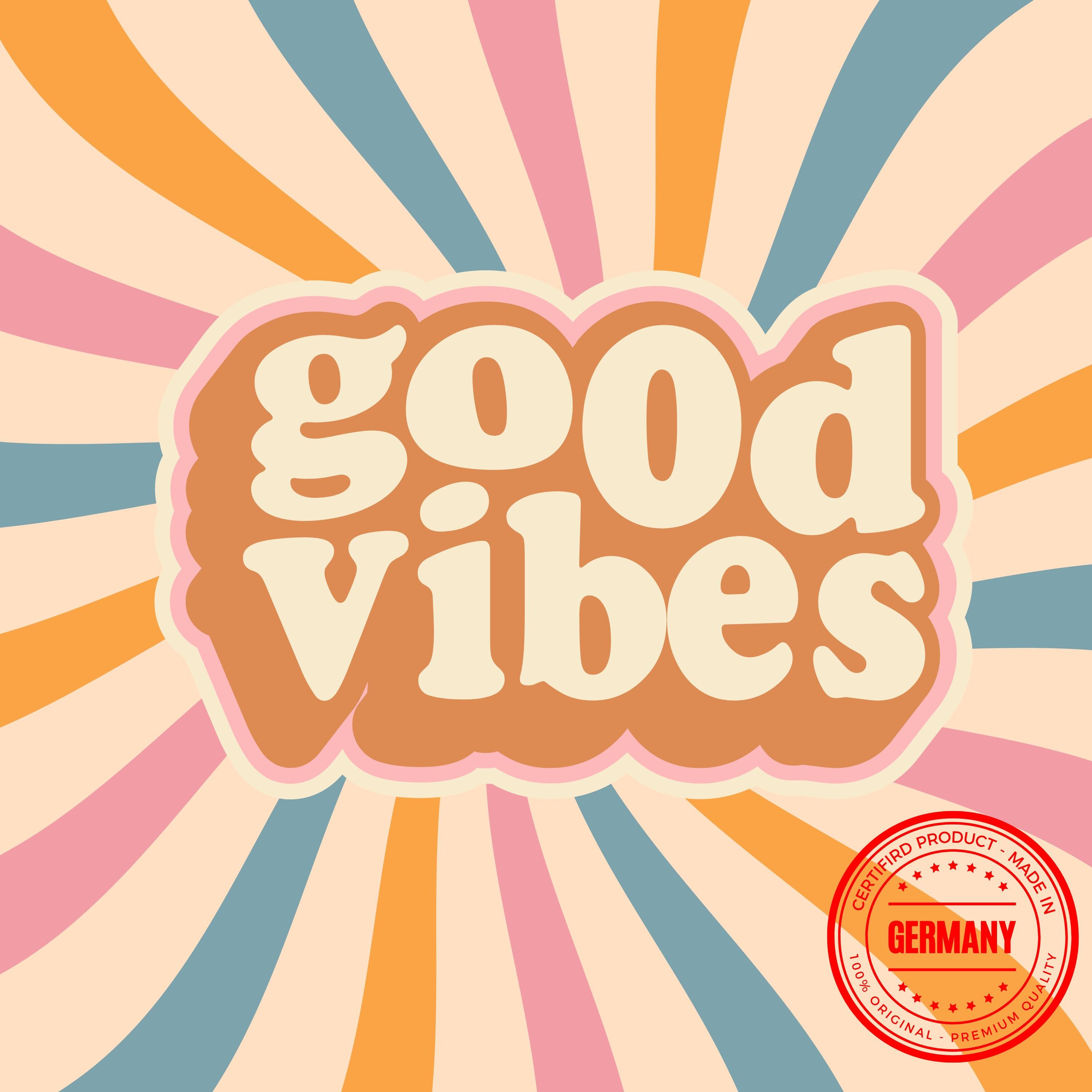 5 Retro Good Vibes Clipart/vintage Good Vibes Clipart/colorful Retro ...
