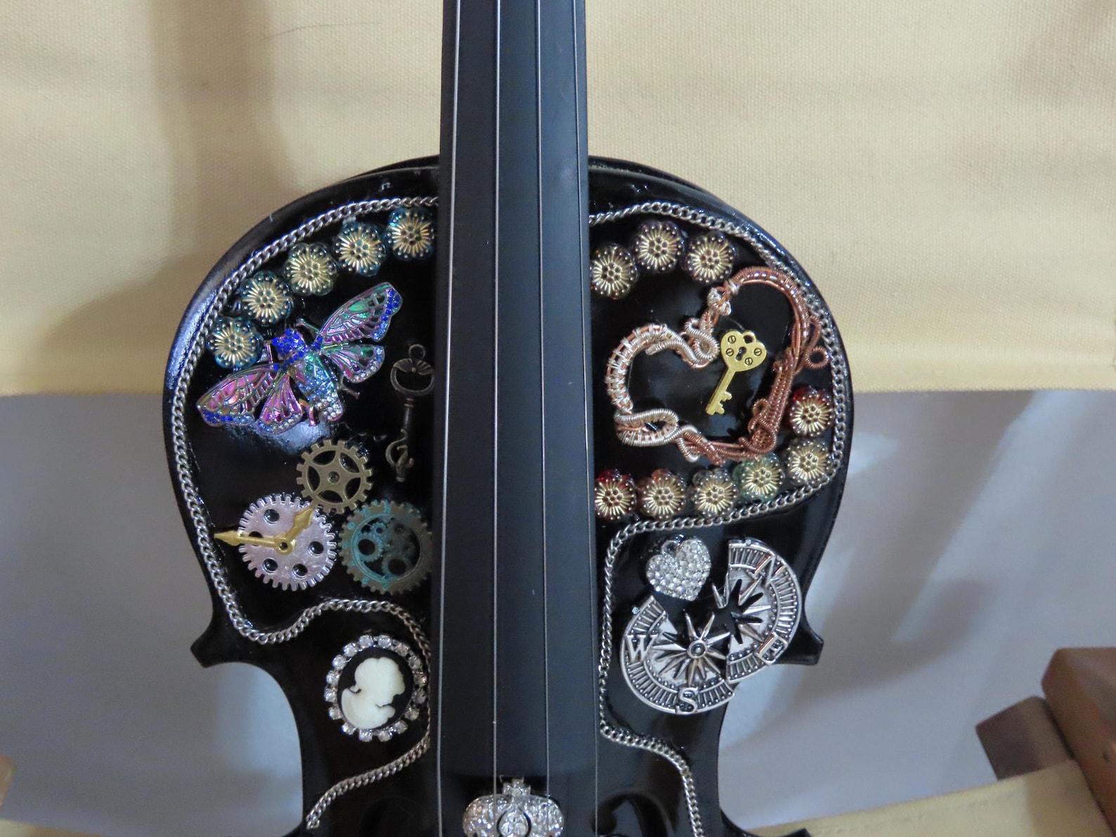 Steampunk Style Decorated Violin - Etsy