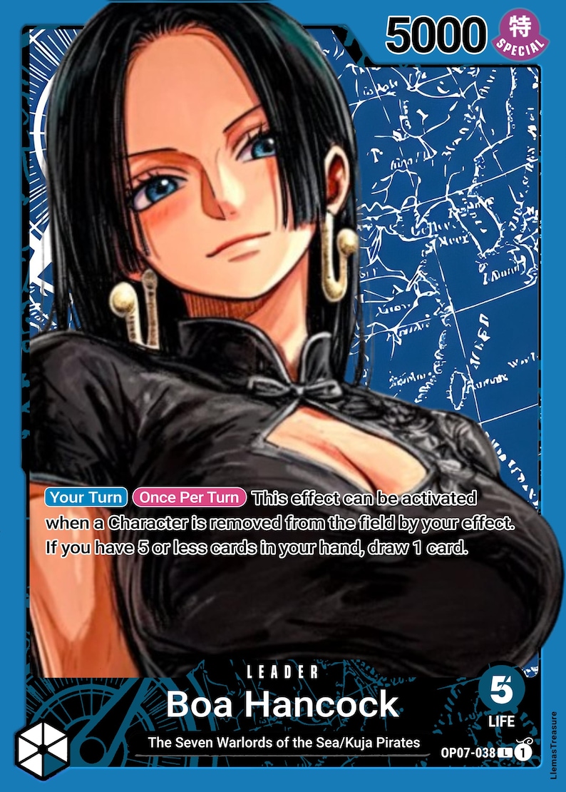 Boa Hancock - One Piece TCG Custom Leader - Proxy - Etsy
