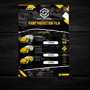 Bundle of 4 PPF Car Detailing and Car Wash Editable Flyer Templates in ...