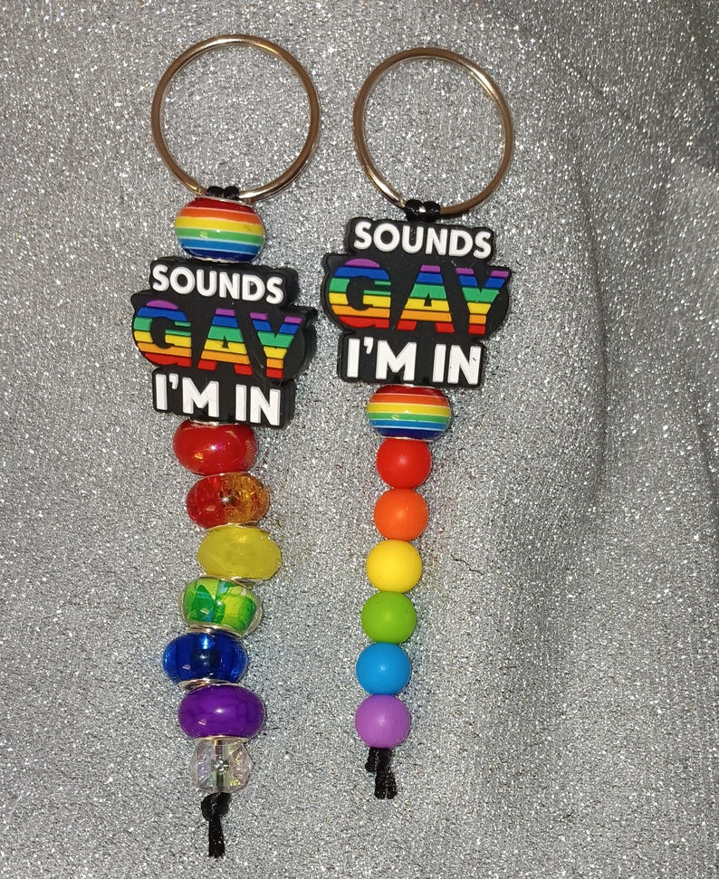 Pride Keychain - Etsy