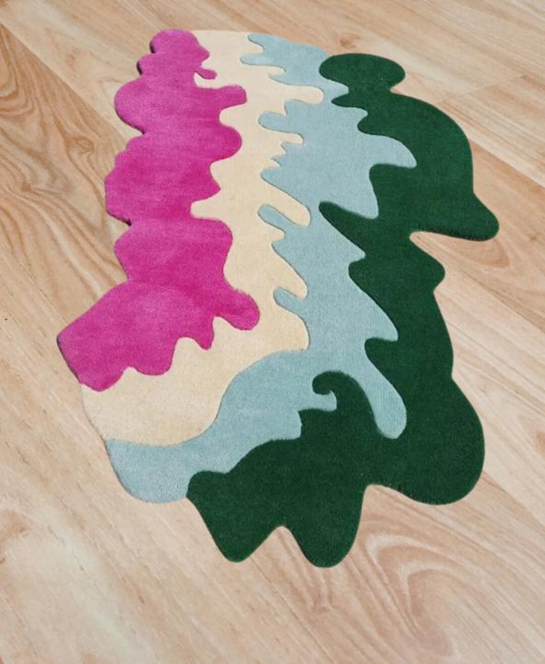 Ice Cream Rug, Custom Hand-made Tufted Rug, Handmade Carpet, Tufted ...