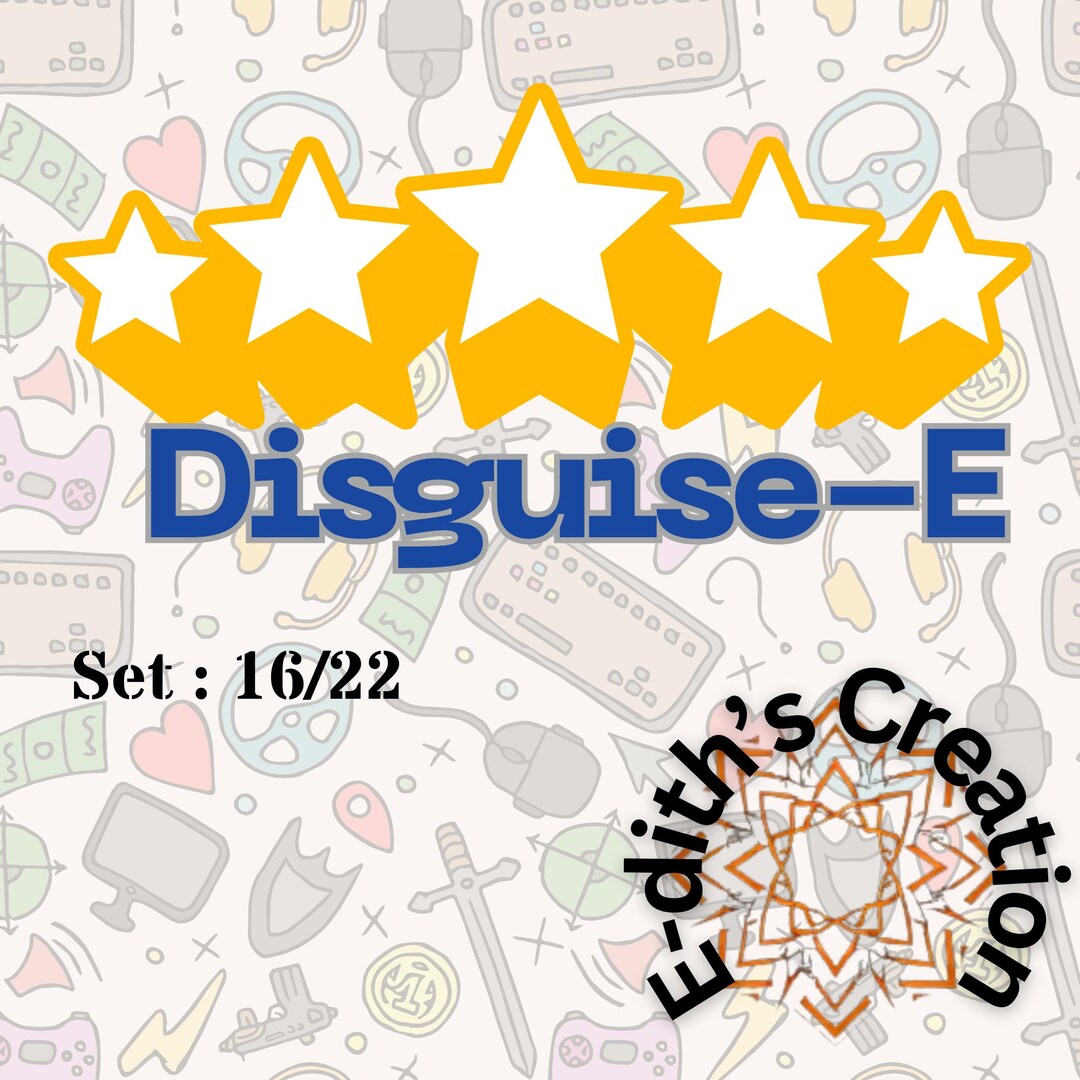 Disguise-e - 5star Sticker Monopoly - Etsy