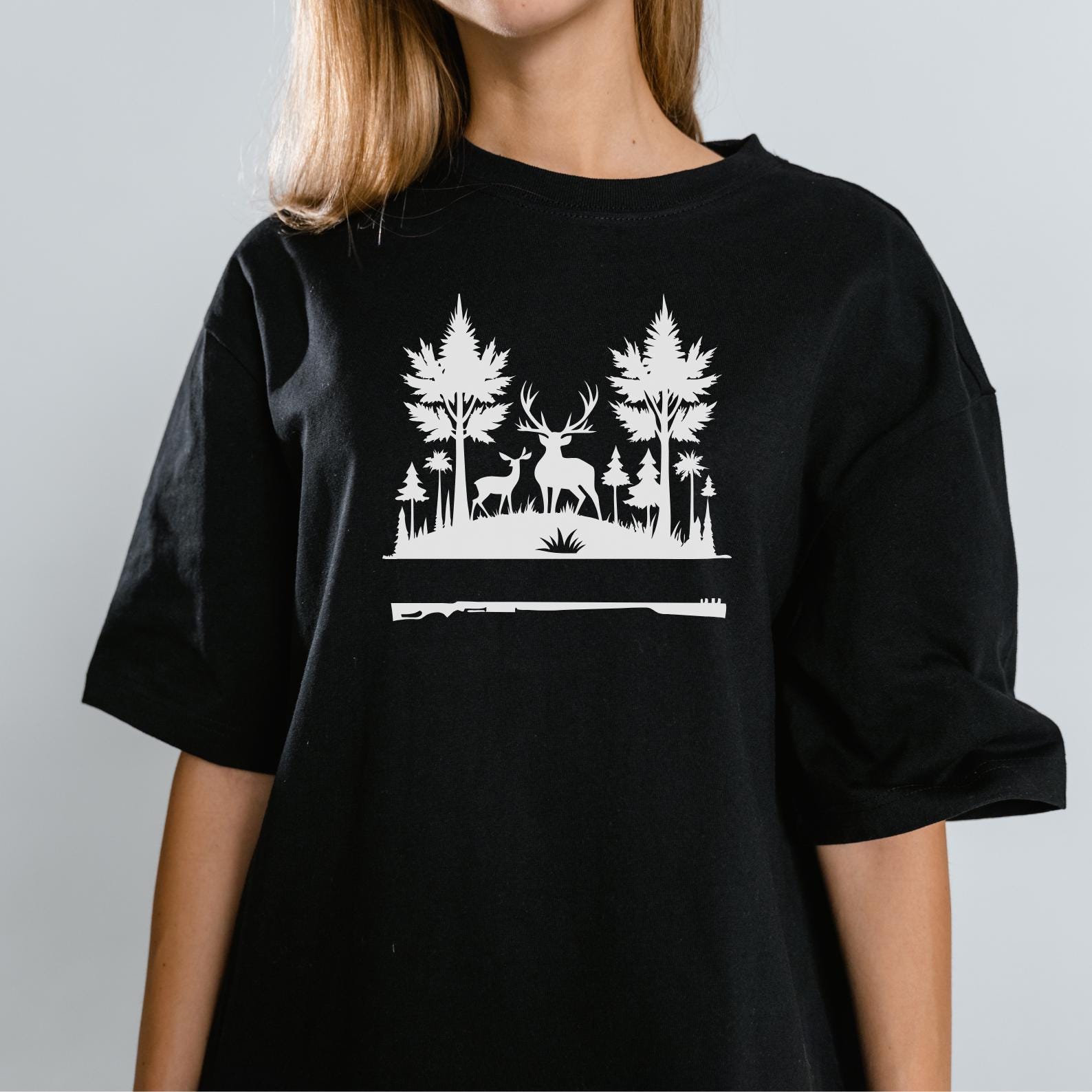 Deer Hunting Name Frame Svg Bundle, Hunter Monogram Sign Svg, Deer and ...