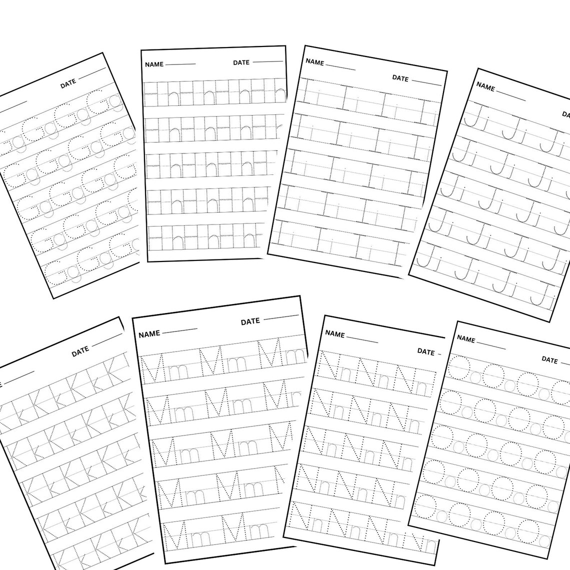 26 Alphabet Tracing, Worksheets for Kids, Tracing Workbook, Letter ...