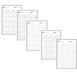 26 Alphabet Tracing, Worksheets for Kids, Tracing Workbook, Letter ...