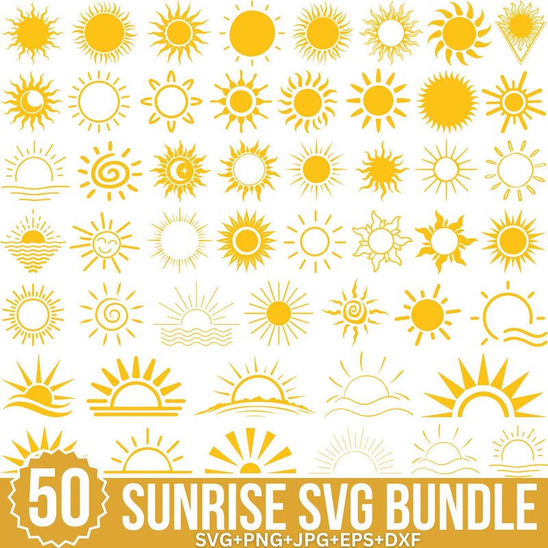 Sun Svg - Etsy