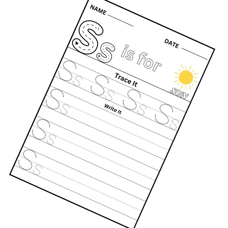 26 Alphabet Tracing Worksheets, Tracing Workbook for Kids, Letter ...
