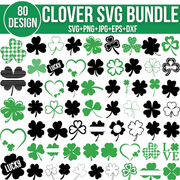 Svg Image Four Leaf Clover - Etsy