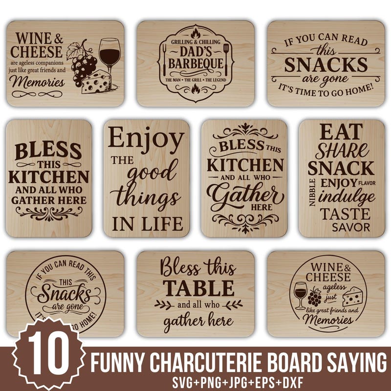 Charcuterie Humor Svg - Etsy UK
