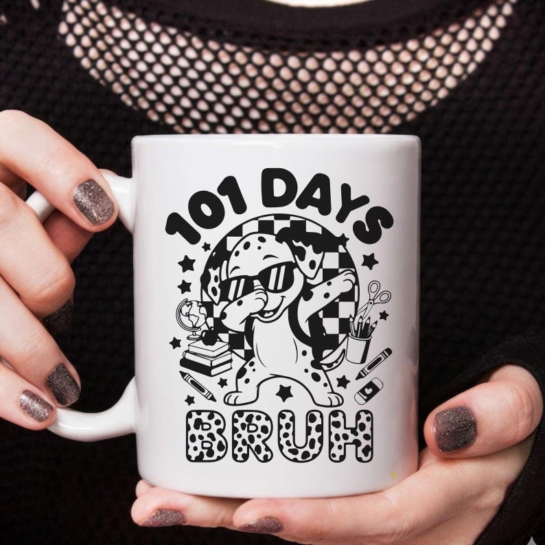 101 Days of School Svg Bundle, 101 Days of School Dalmatian Svg, I ...