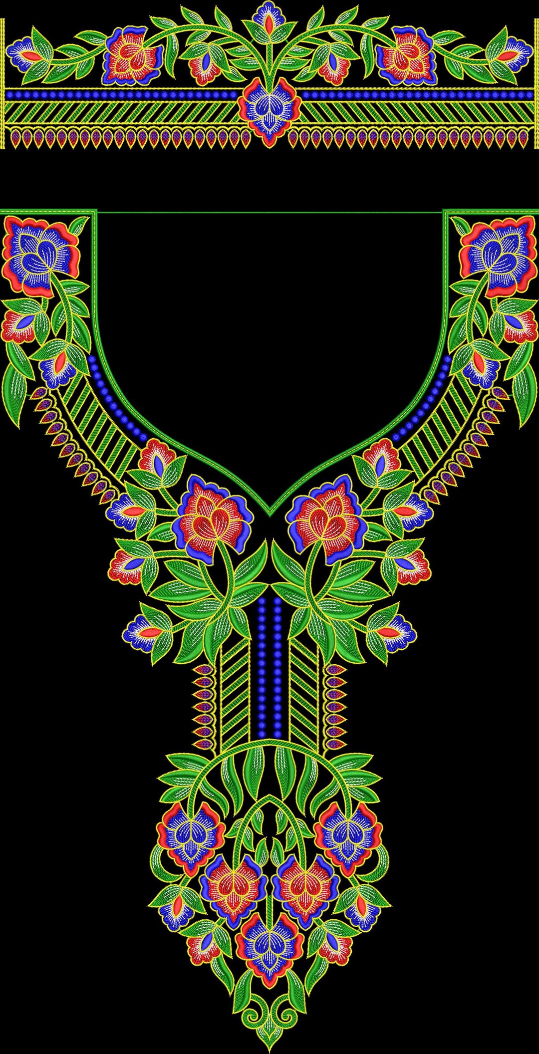 Arabic Kaftan Embroidery Machine Designs 500 Neckline With Sleves Dubia ...