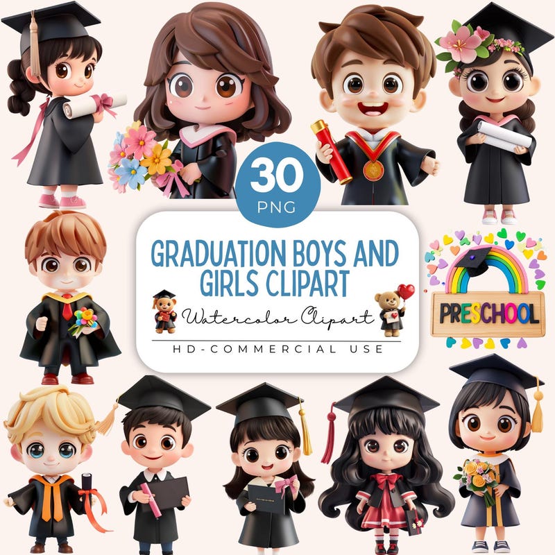 Preschool Clipart - Etsy