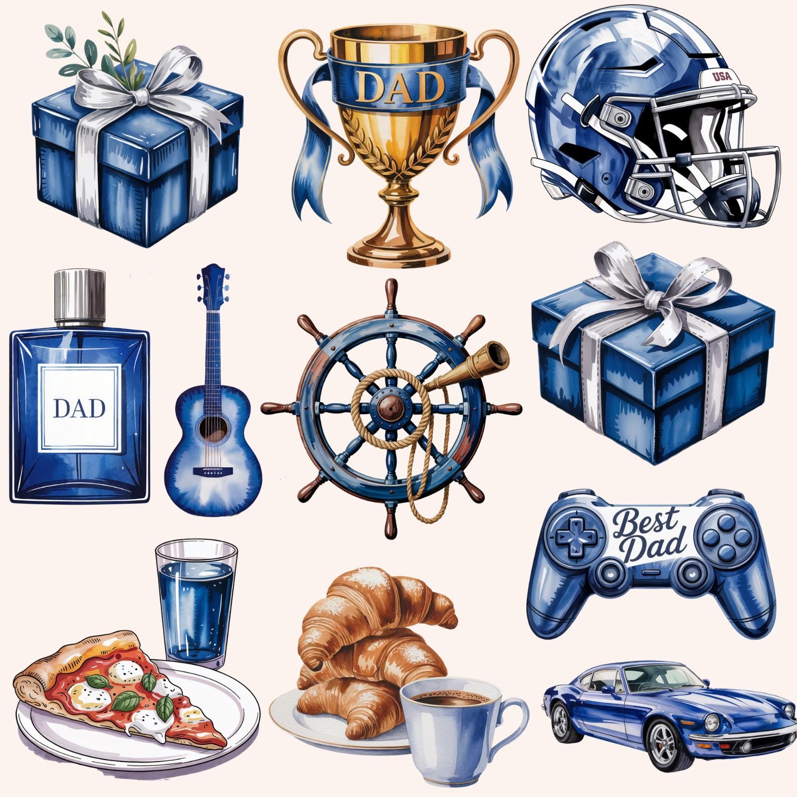 Father's Day Clipart, Father's Day Png, Father and Child Clipart ...