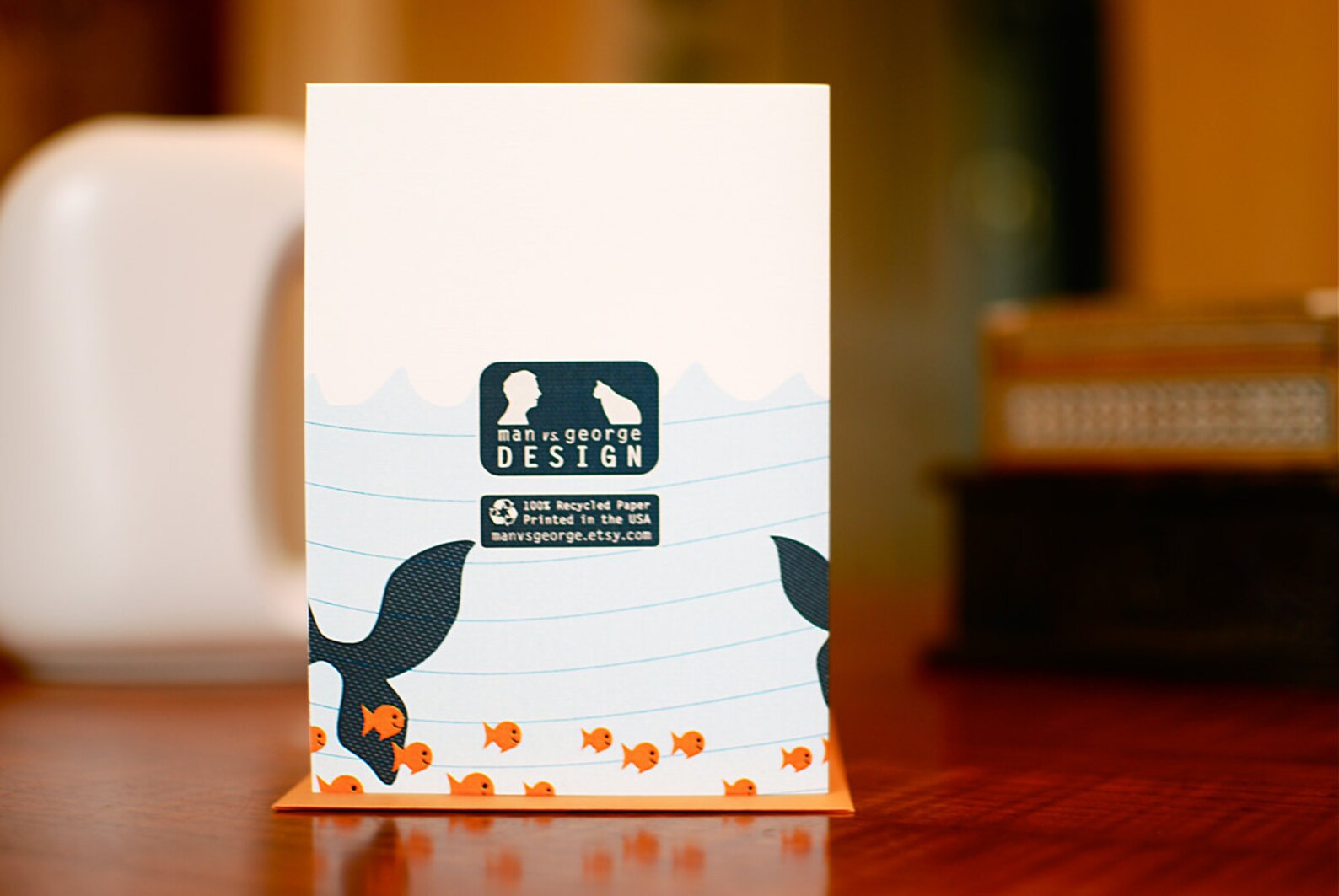 A Whale of a Good Job - Congratulations Card With Whale & Goldfish on ...
