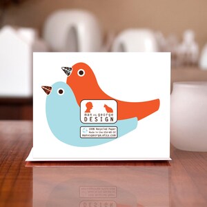 With This Wing I Thee Wed - Wedding Congratulations Card With Aqua ...