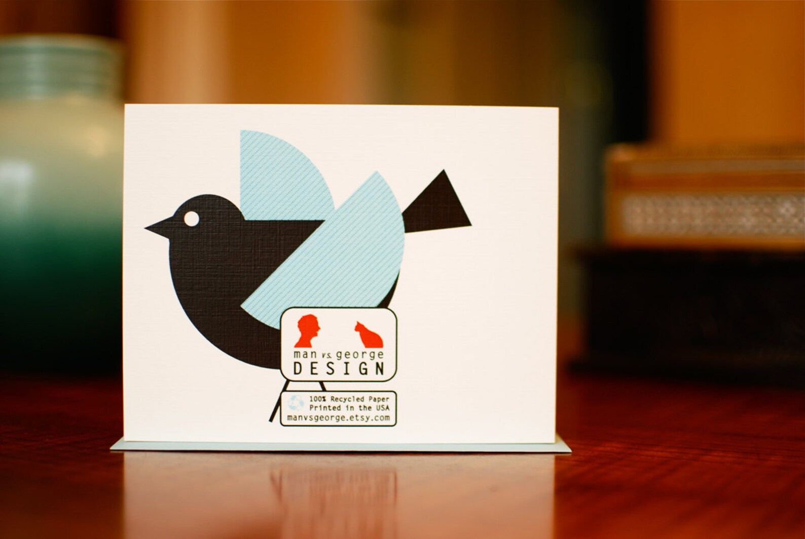 Chirp and Cheerful Birds With Banner Congratulations Card on - Etsy