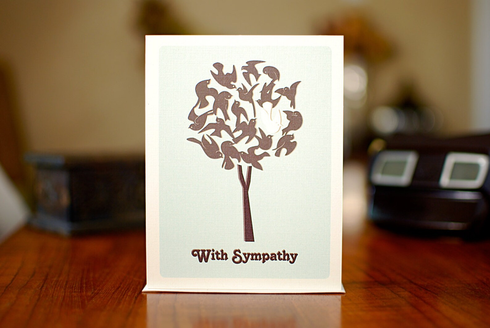 Tree of Life - Bird-filled Tree Sympathy Card on 100% Recycled Paper - Etsy
