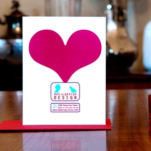 Love Comes 'round - Ring of Hearts I Love You Card on 100% Recycled ...